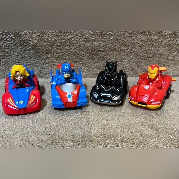 Marvel | Toys | Marvel Spidey Friends Captain America Ironman Black ...